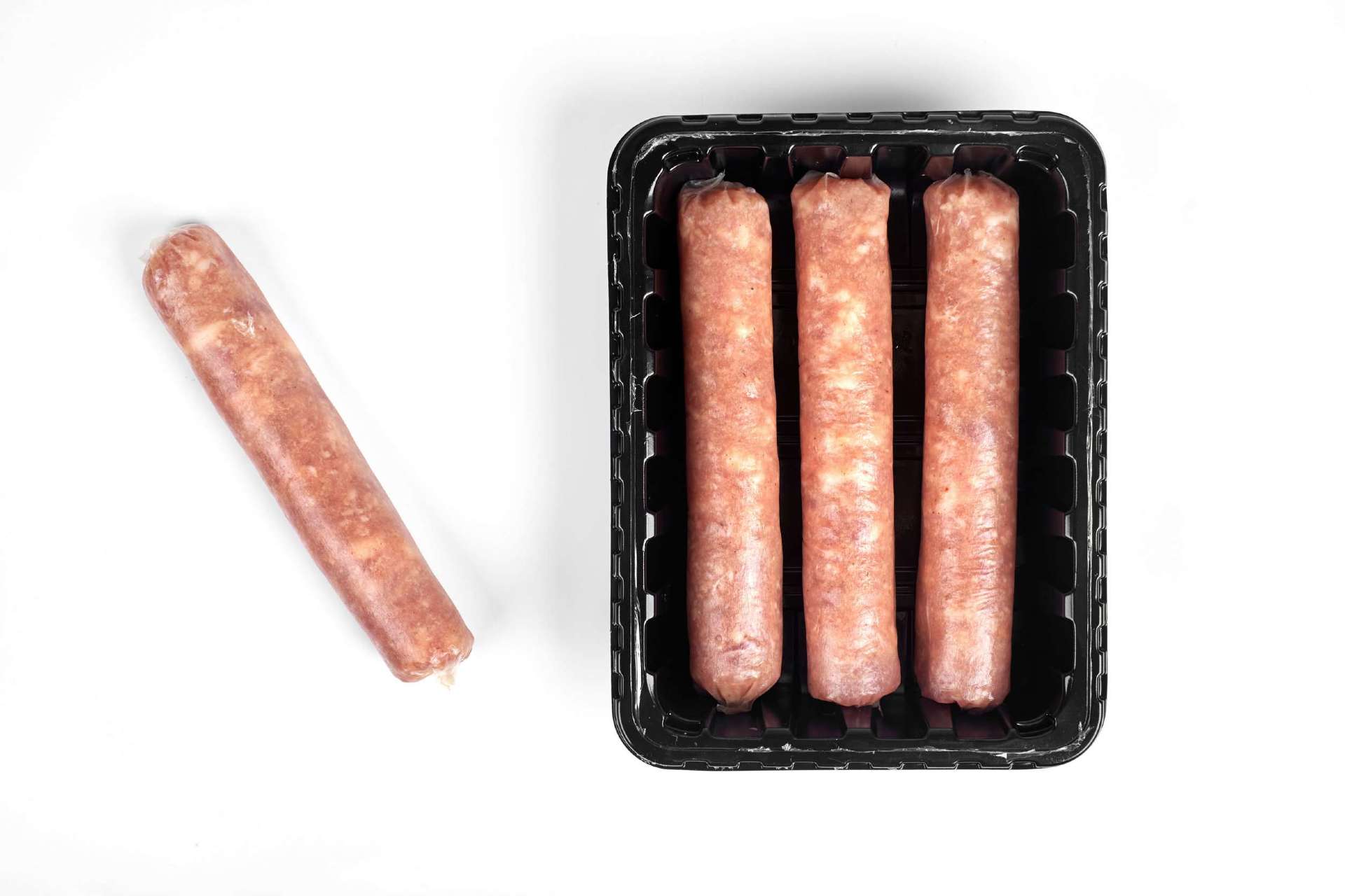 How long can raw sausages stay out of the fridge?