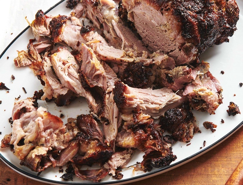 How long can smoked pork be left out?