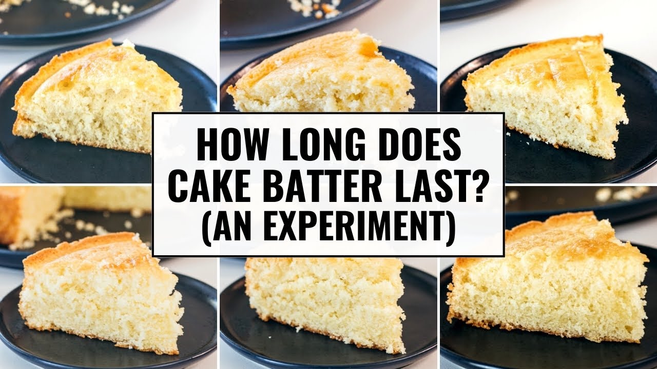 How long can you keep cake batter?