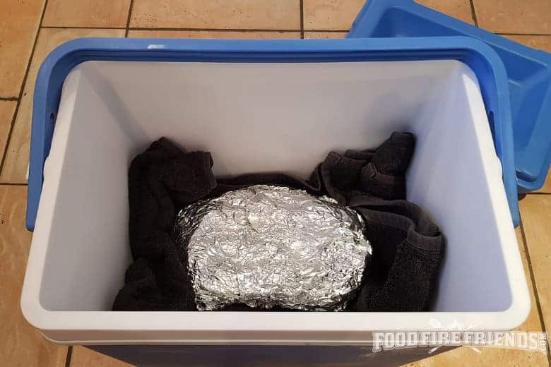 How long can you keep food warm in a cooler?