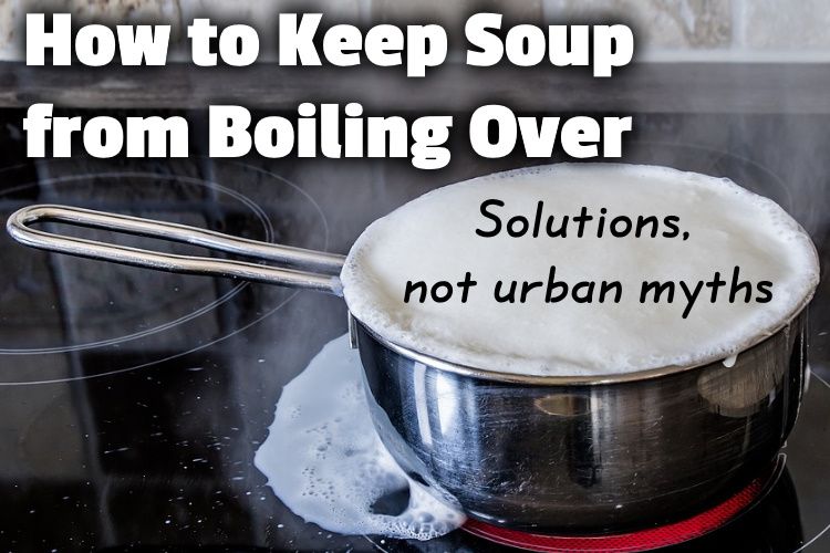 How long can you keep soup boiling?