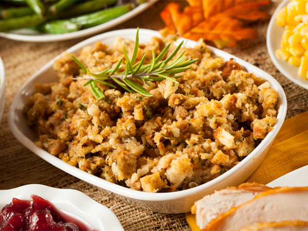 How long can you keep unbaked stuffing in the fridge?