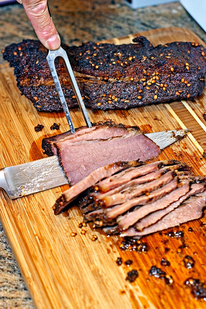 How long can you leave brisket in a brine?