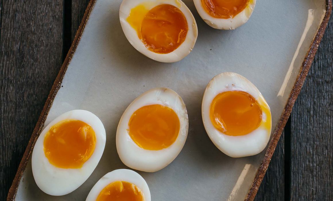 How long can you steep ramen eggs?