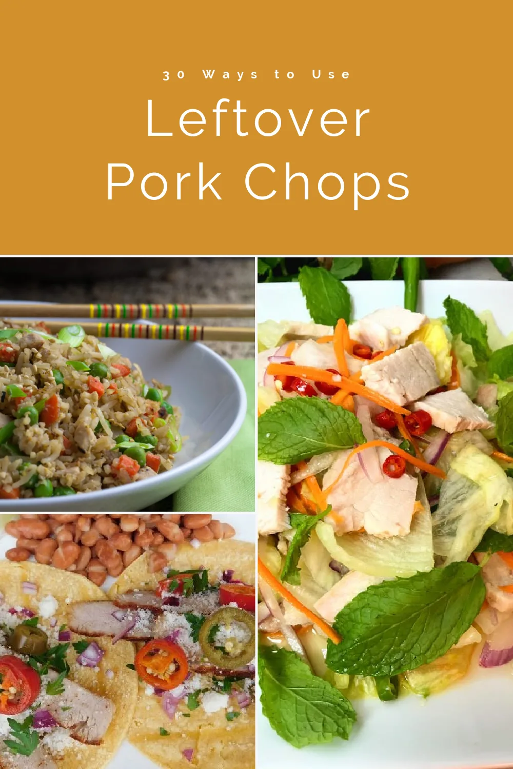 How long do left over pork chops last?