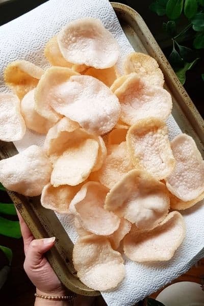 How long do prawn crackers from the Chinese last?