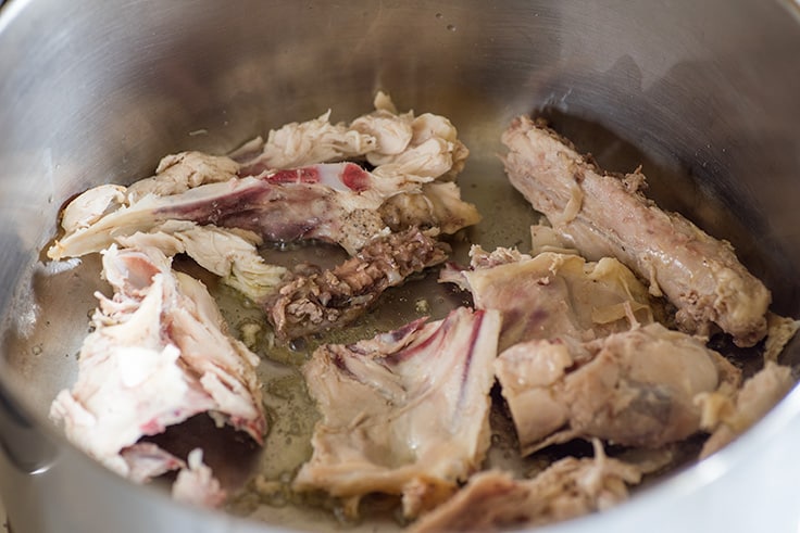 How long do you boil a carcass for?
