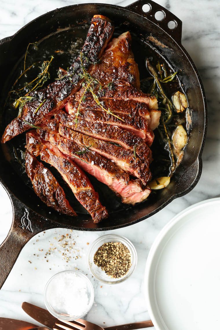 How long do you cook a 1 inch thick bone in ribeye?