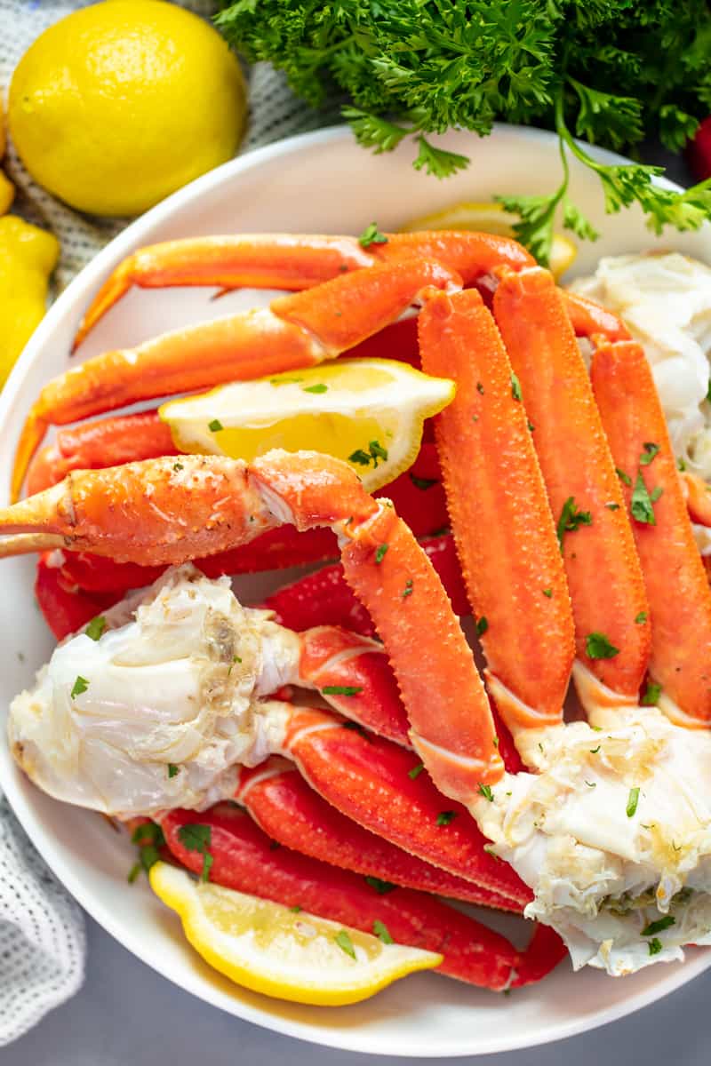 How long do you cook already cooked crab legs?