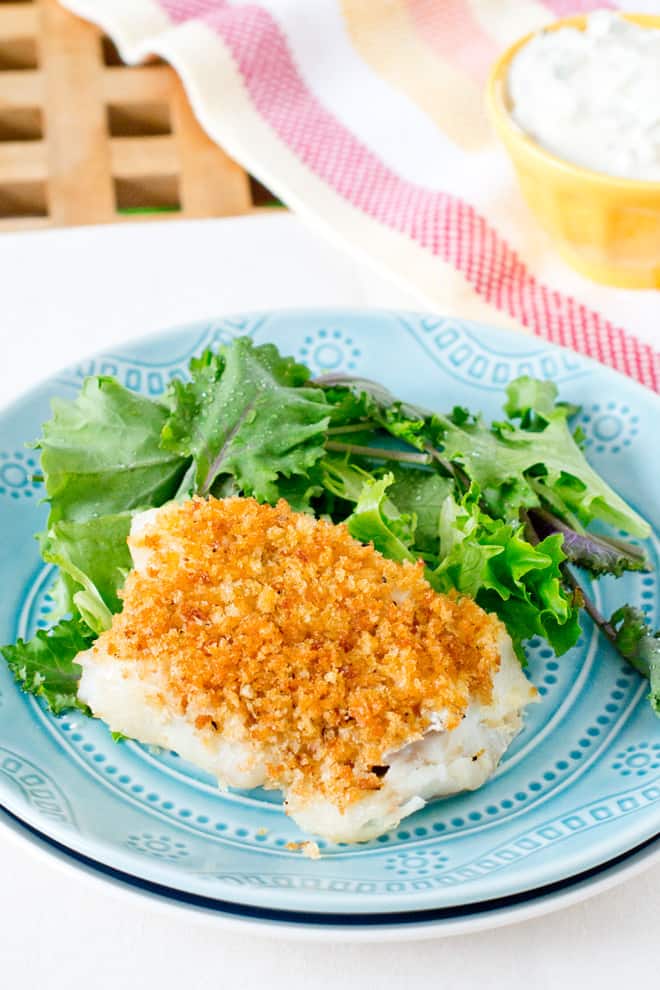 How long do you cook breaded frozen fish in the oven?