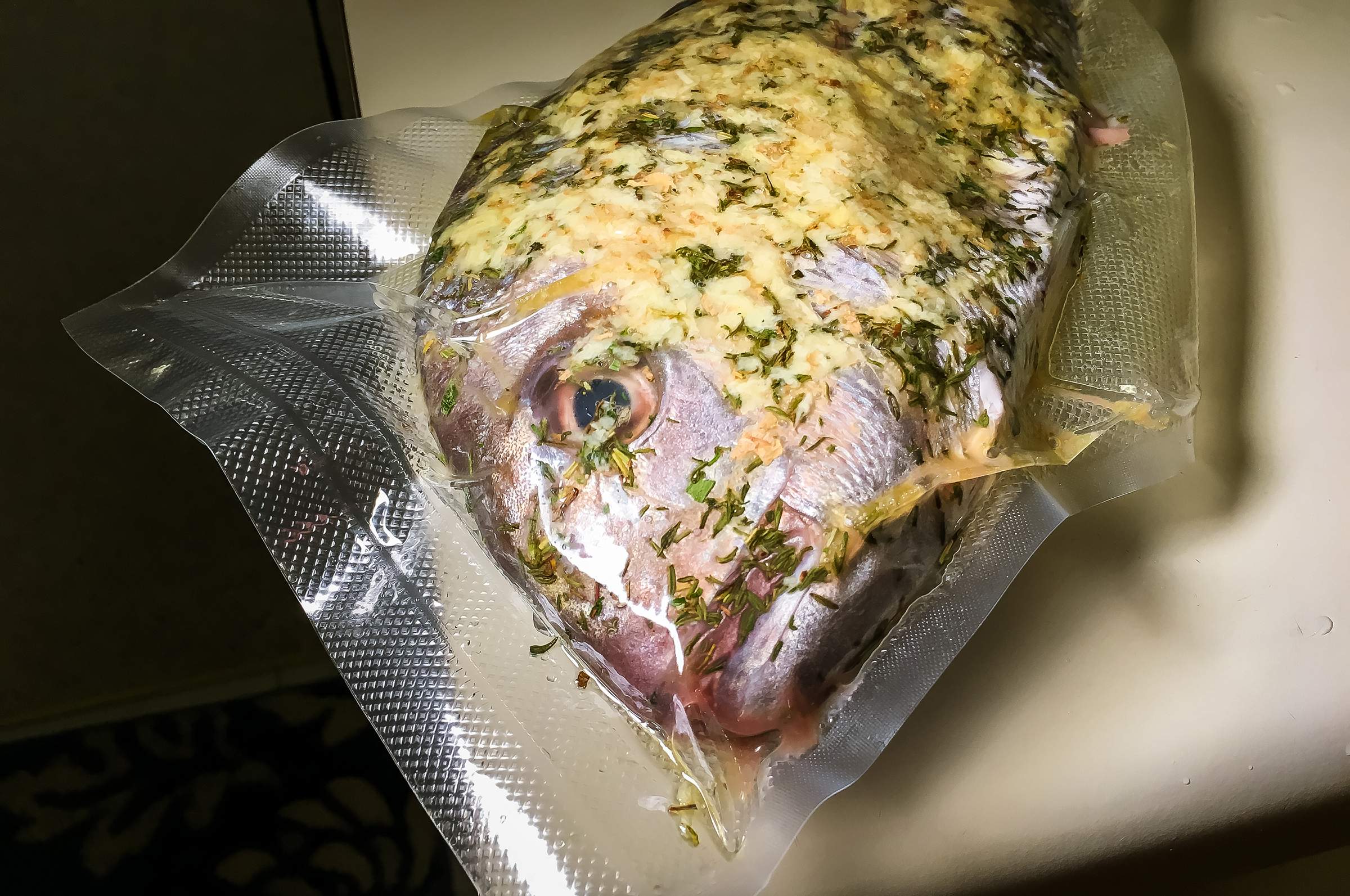 How long do you cook fish in a sous vide?