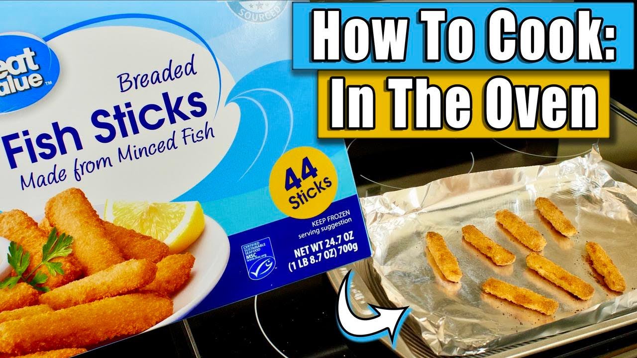 How long do you cook frozen fish sticks in the oven?