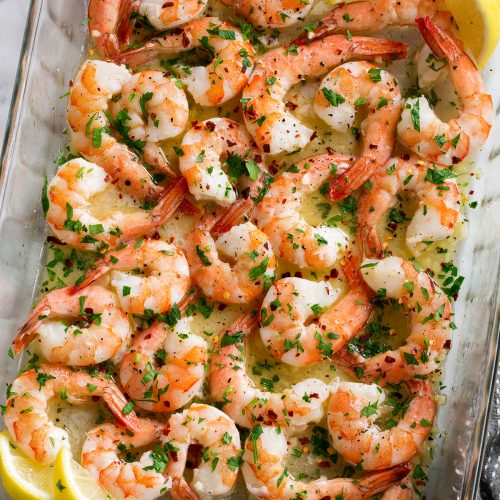 How long do you cook precooked shrimp in the oven?