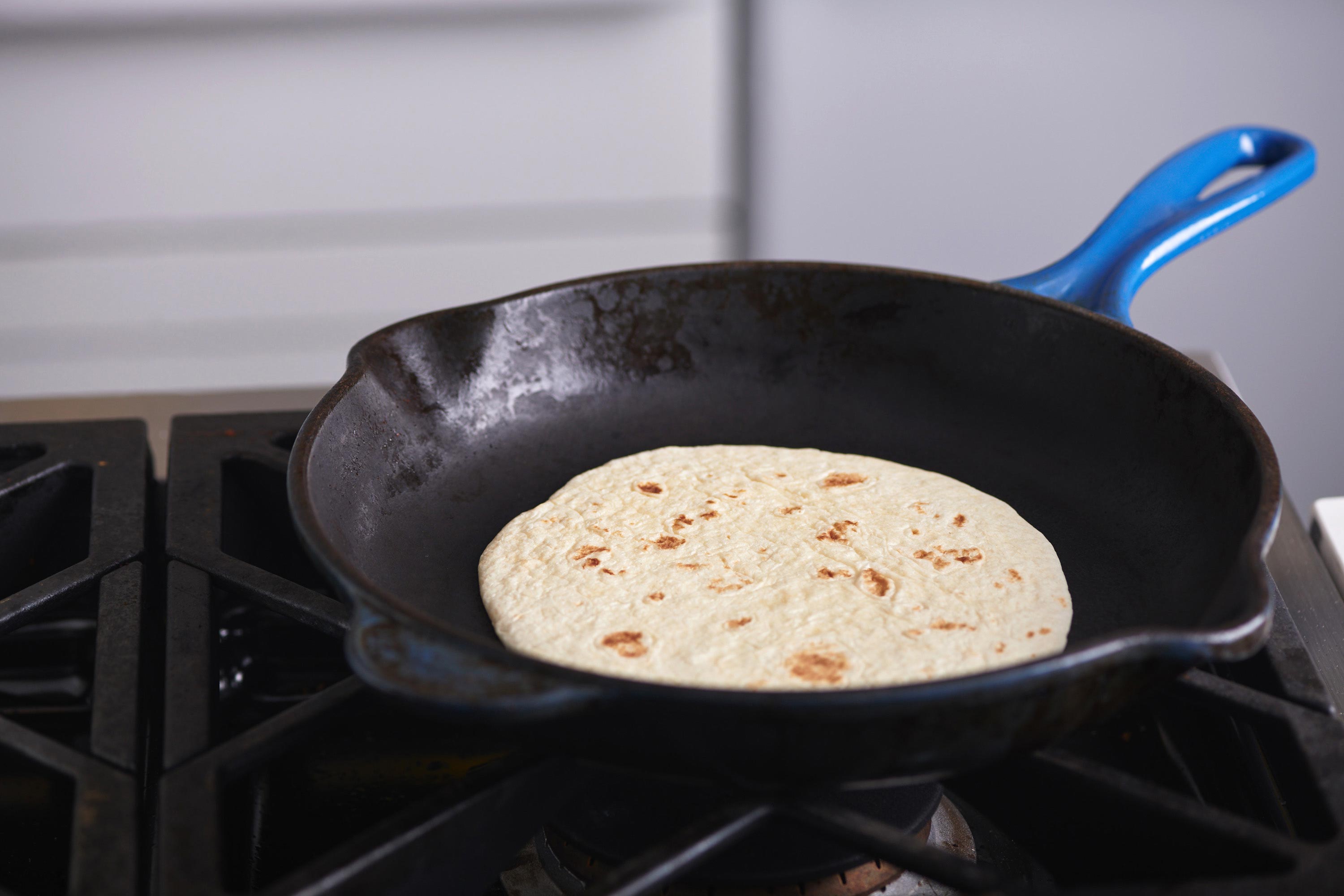 How long do you grill tortillas?