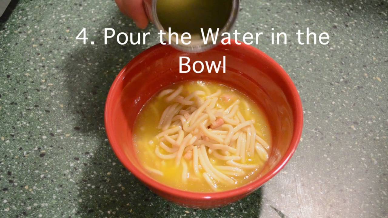 How long do you heat up Campbell's chicken noodle soup?