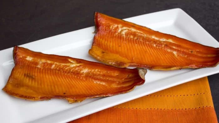 How long do you hot smoke trout for?