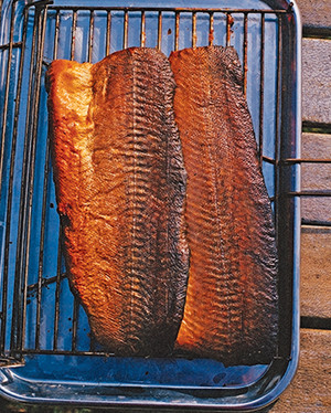 How long do you leave fish in a smoker?