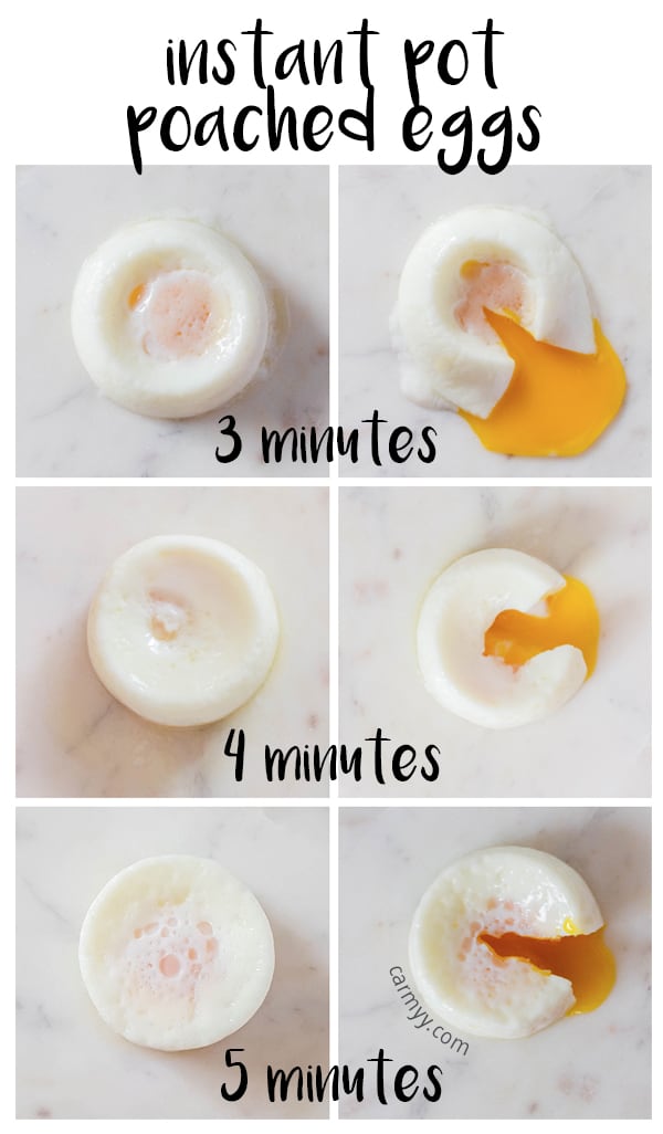 How long do you poach an egg for it to be runny?