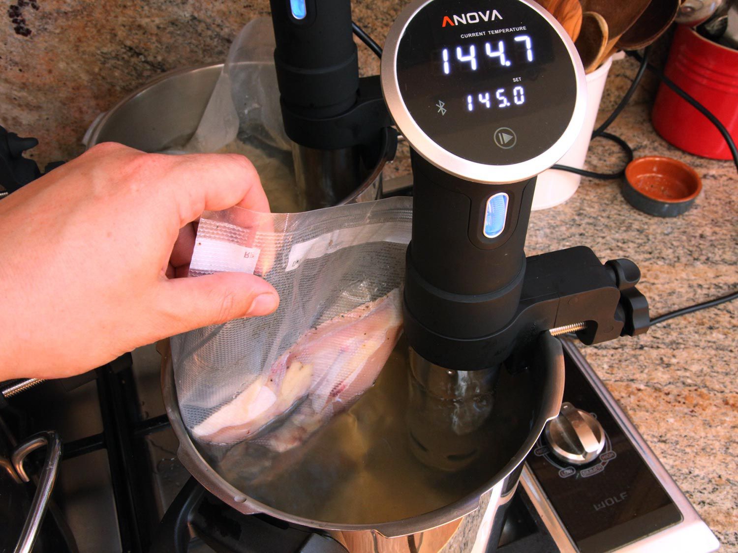 How long does a sous vide machine take to start?