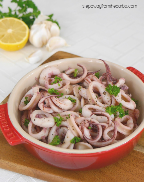 How long does calamari take to cook in pan?