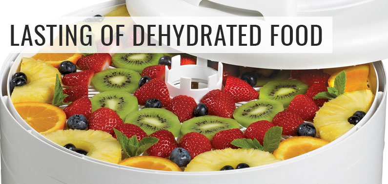 How long does dehydrated food last once opened?