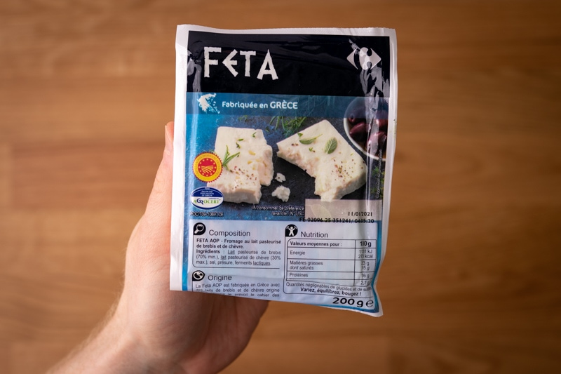 How long does feta last in unopened brine?