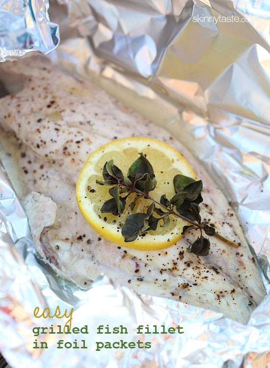 How long does fish in a foil take to grill?