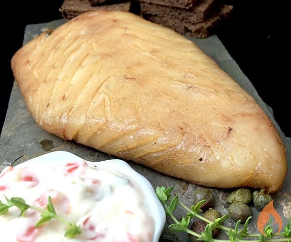 How long does halibut take to smoke?