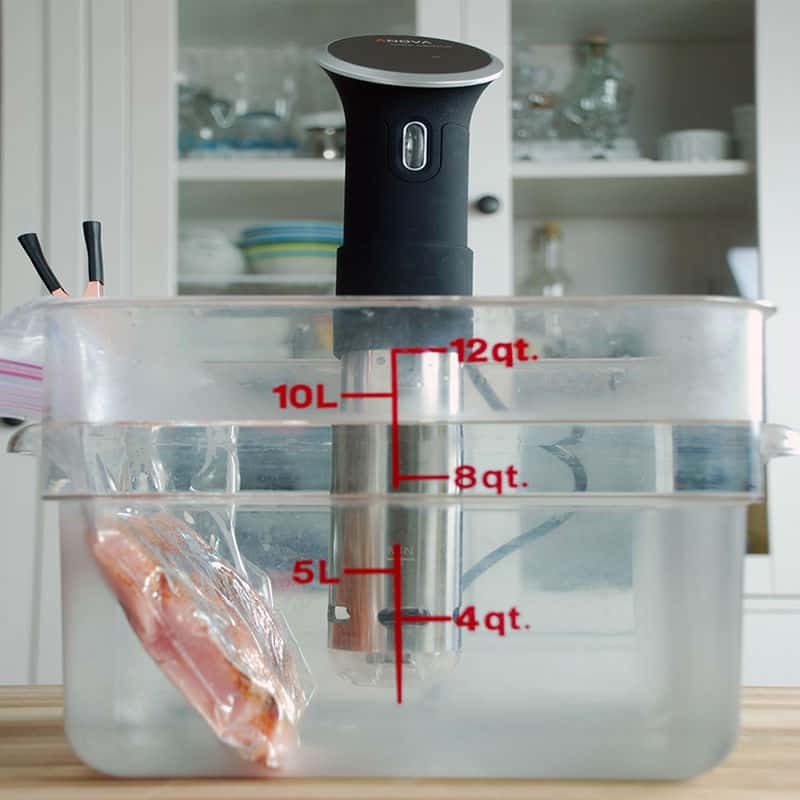 How long does it take an Anova sous vide to heat up?