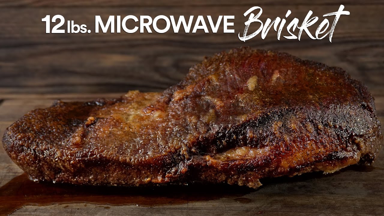 How long does it take cook a brisket in microwave?