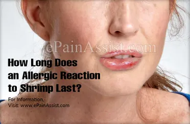 How long does it take for an allergic reaction to shrimp?