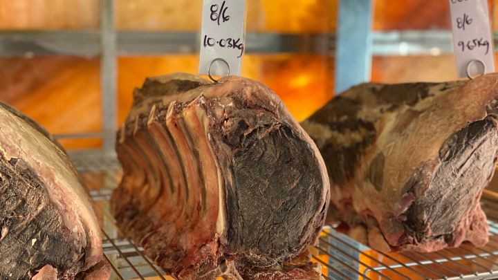 How long does it take for dry aged meat to taste good?