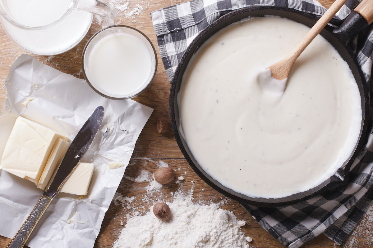 How long does it take for flour and milk to thicken?