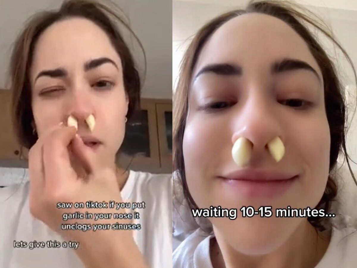 How long does it take for garlic to clear the sinuses in your nose?