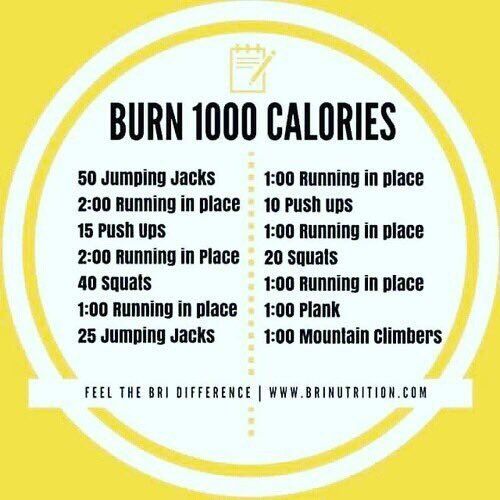 How long does it take to burn 1000 calories running?