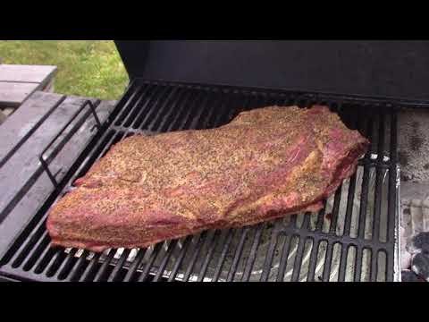 How long does it take to cook a 12-pound brisket at 225 degrees?