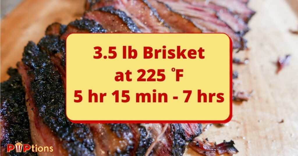 How long does it take to cook a brisket at 225 degrees?
