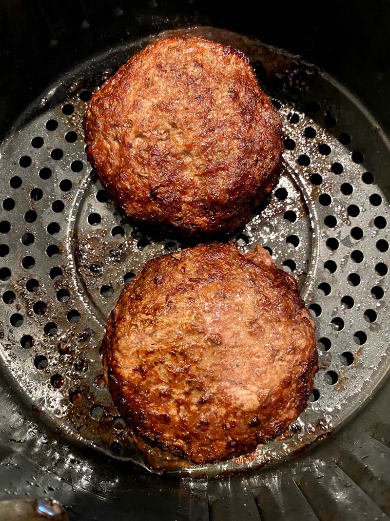 How long does it take to cook a hamburger in air fryer?