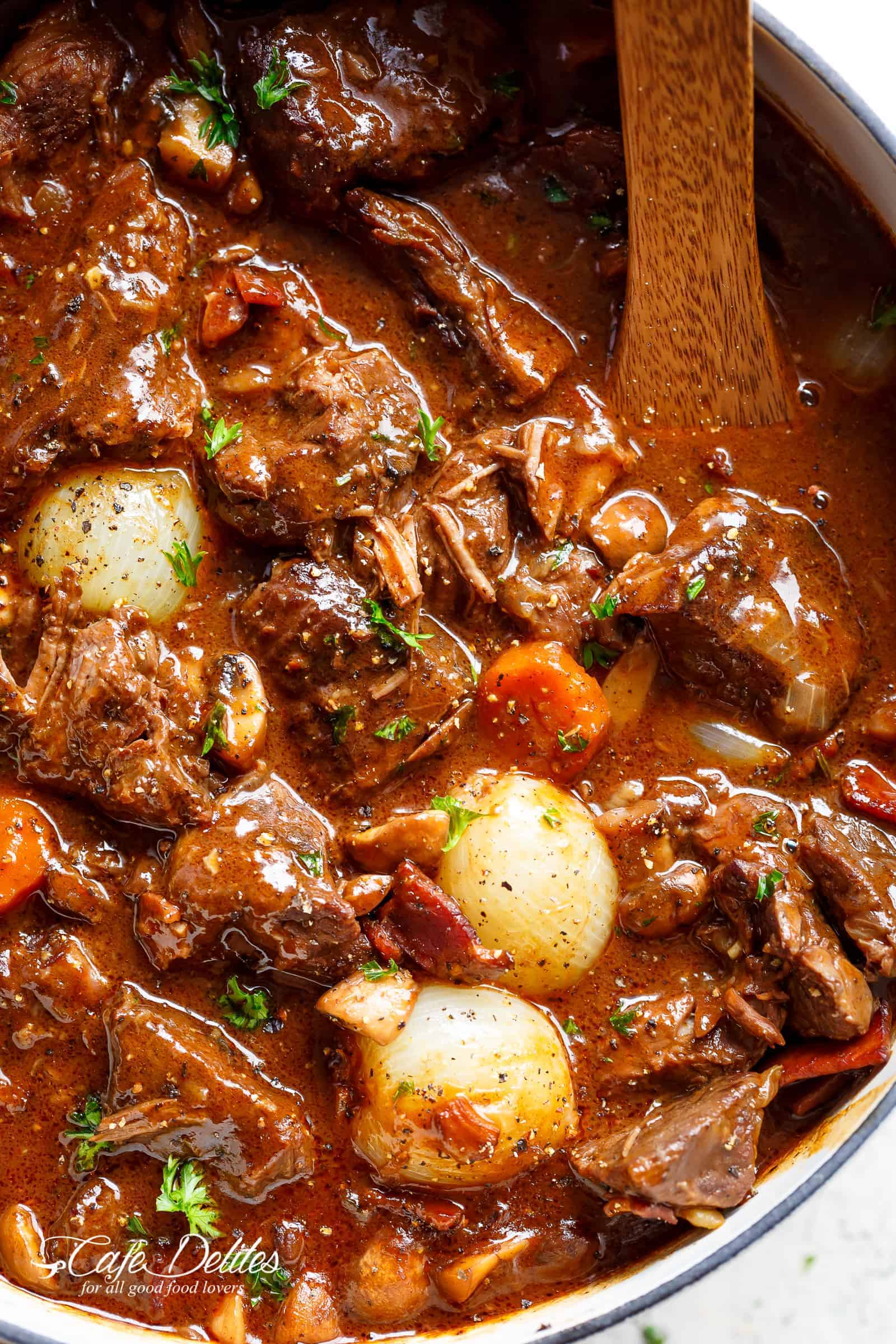 How long does it take to cook beef bourguignon?