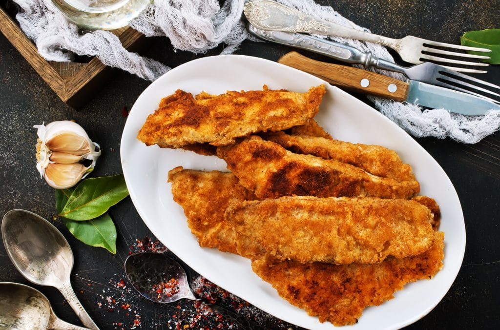 How long does it take to deep fry frozen fish?
