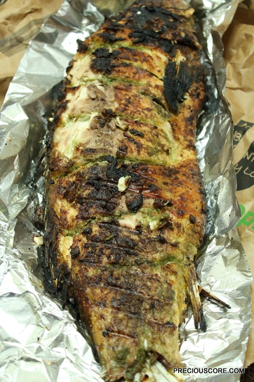 How long does it take to grill a big fish?