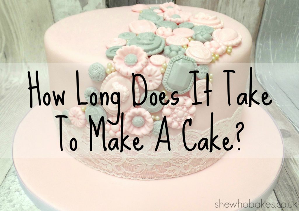 How long does it take to make a designer cake?