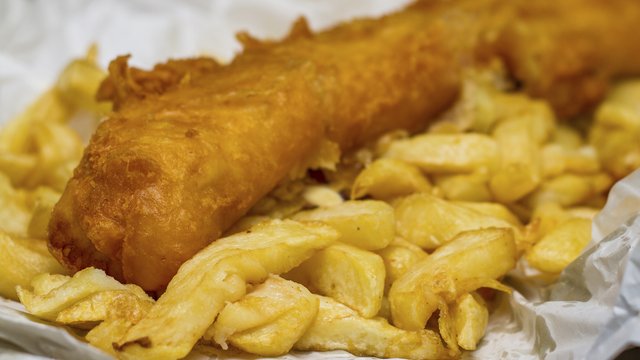 How long does it take to reheat fish and chips?