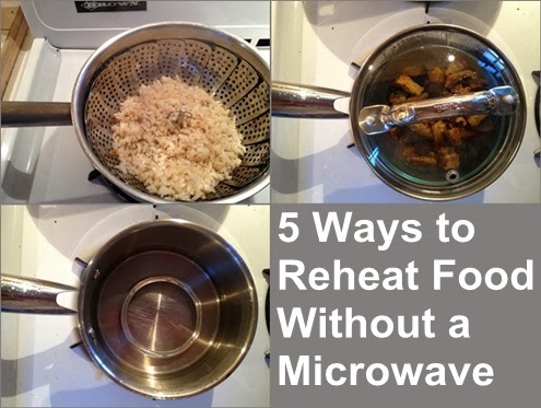 How long does it take to reheat food on the stove?