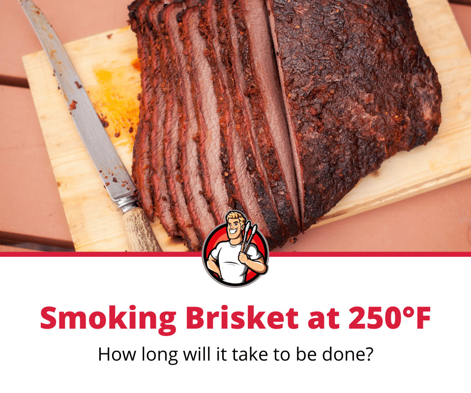 How long does it take to smoke an 8 pound brisket at 250 degrees?