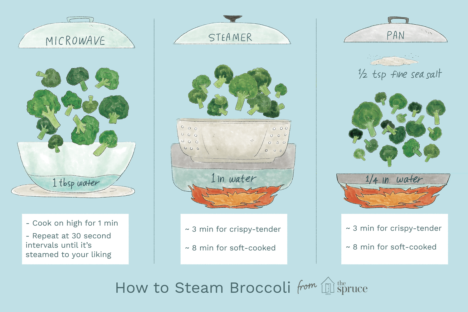 How long does it take to soften broccoli?