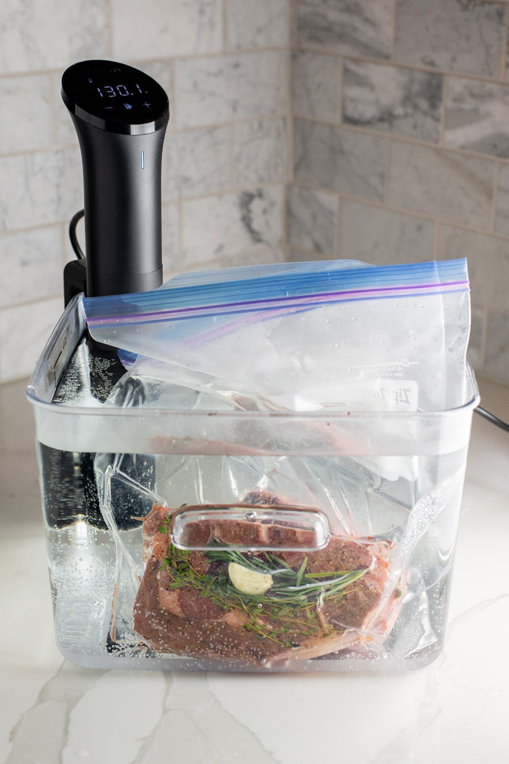 How long does it take to sous vide food?