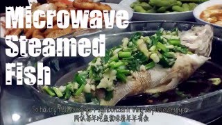 How long does it take to steam fish in microwave?