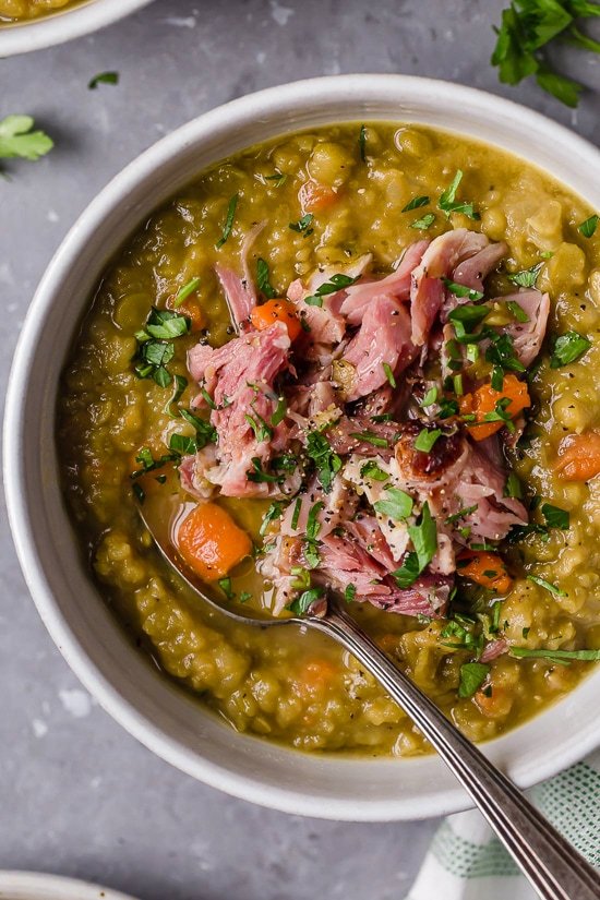 How long does pea and ham soup last in freezer?