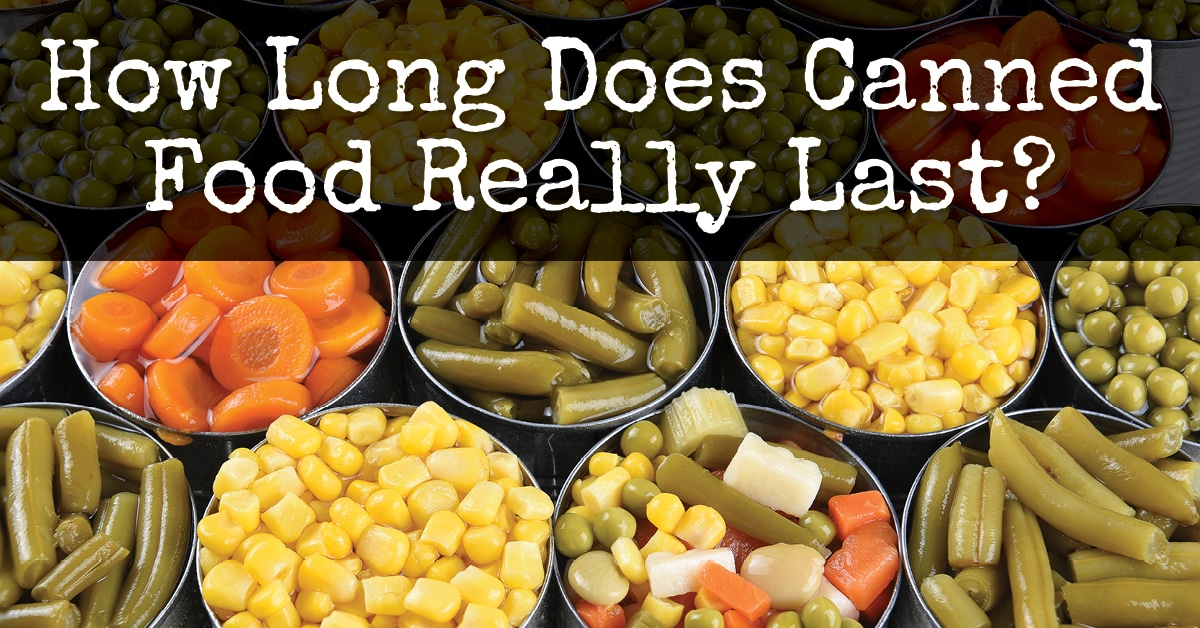 How long does pressure cooked canned food last?